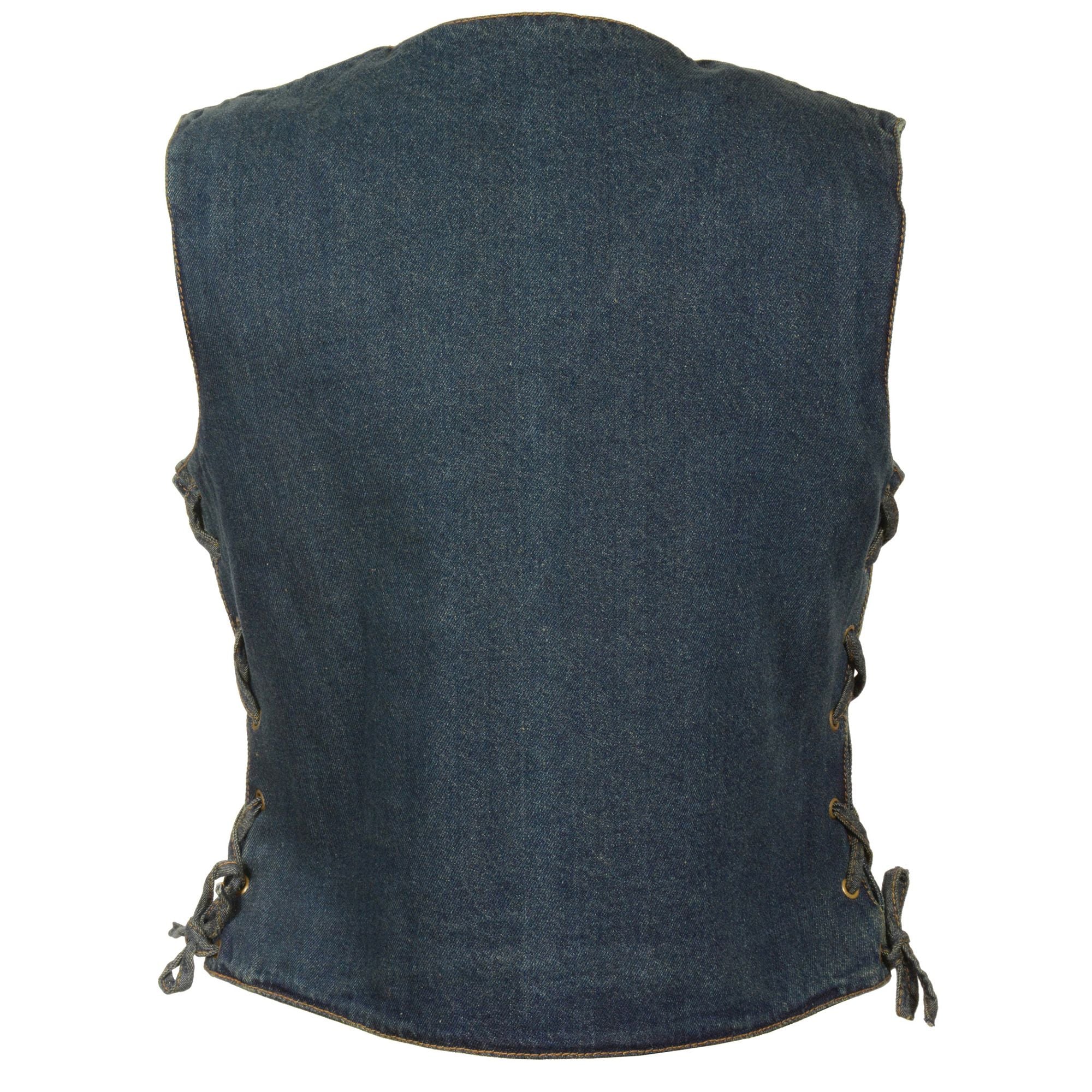 Women denim/textile vests